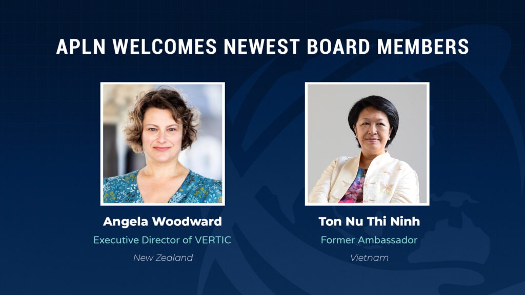 APLN Welcomes New Chair and Board Members | Asia-Pacific Leadership Network
